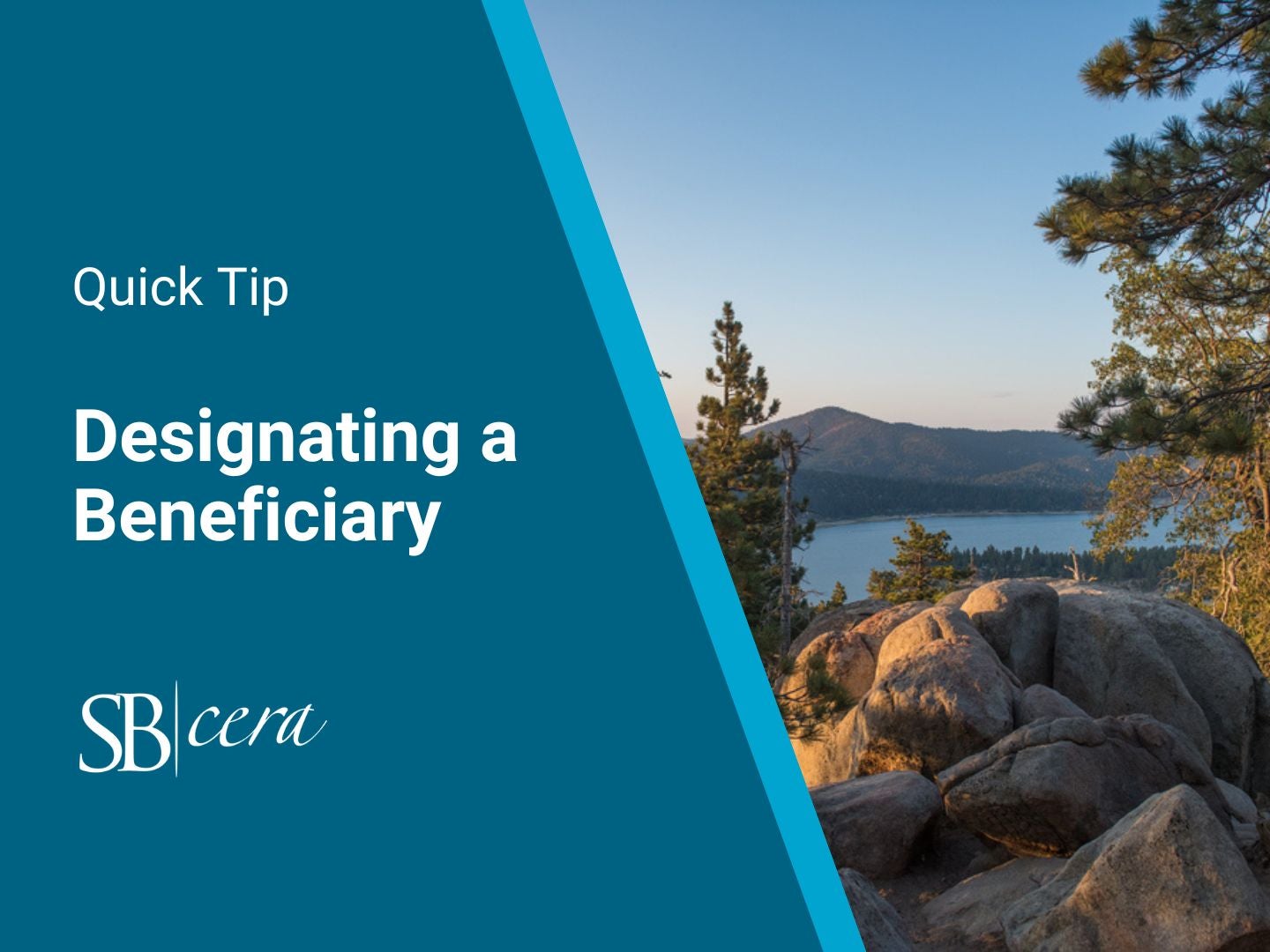 Designating a Beneficiary - SBCERA